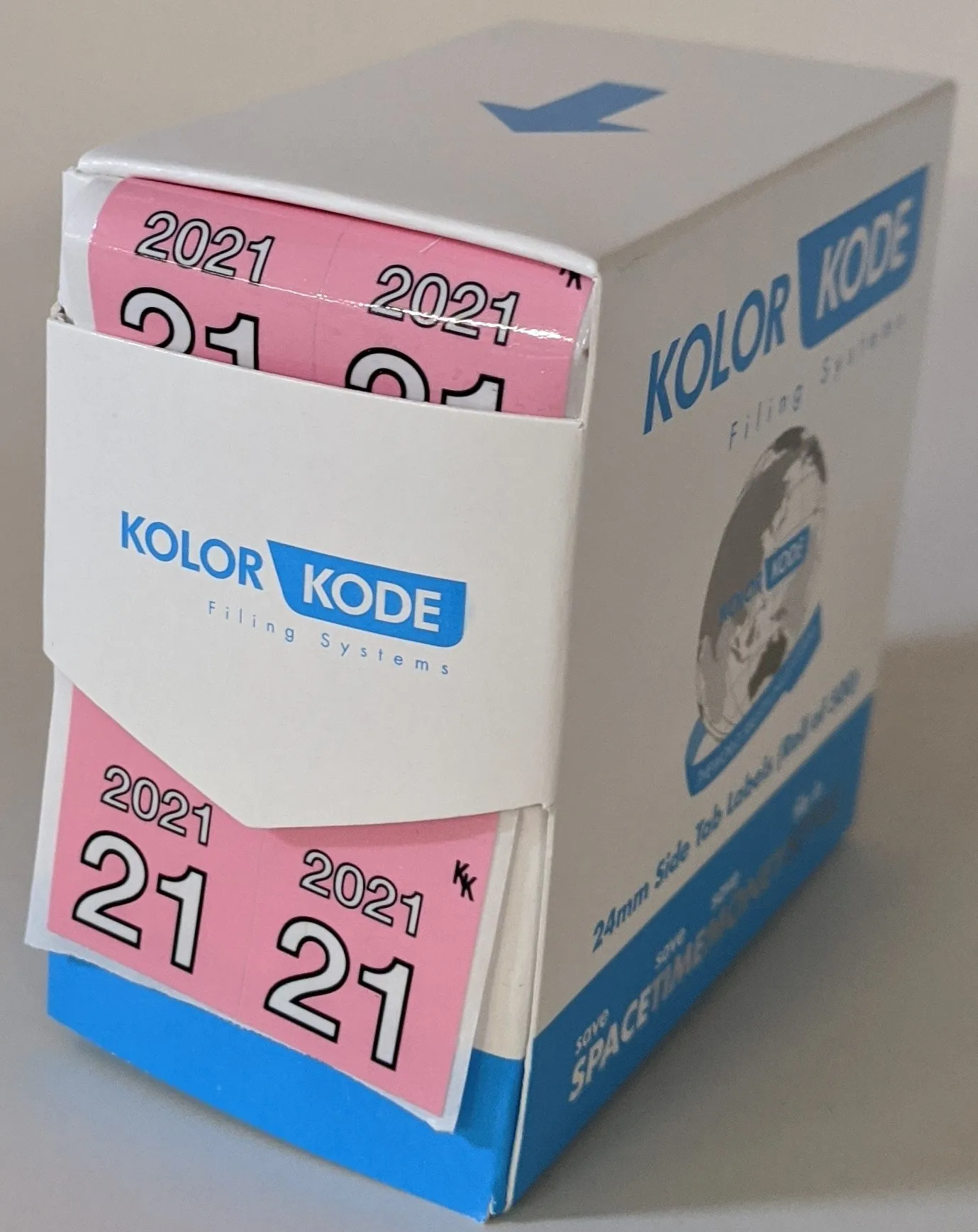 2021 - Year Label (roll of 500) - KolorKode